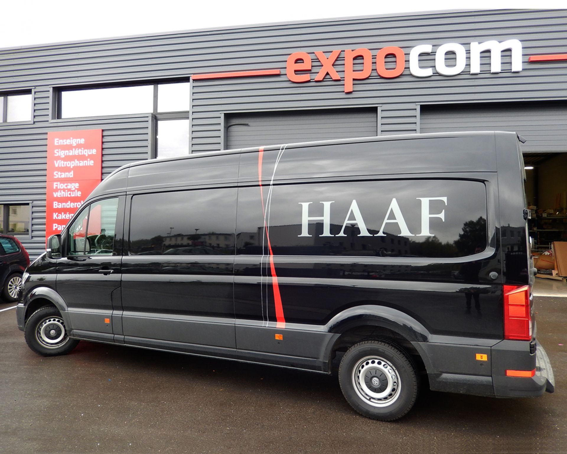 Identité visuelle - Haaf - Expocom - Signalétique, enseigne et décors ...